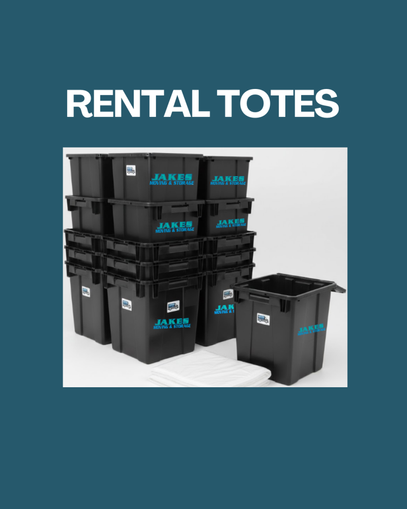 Totes Monthly Rental (Bundle) • Jakes Moving & Storage (Haul Anything)